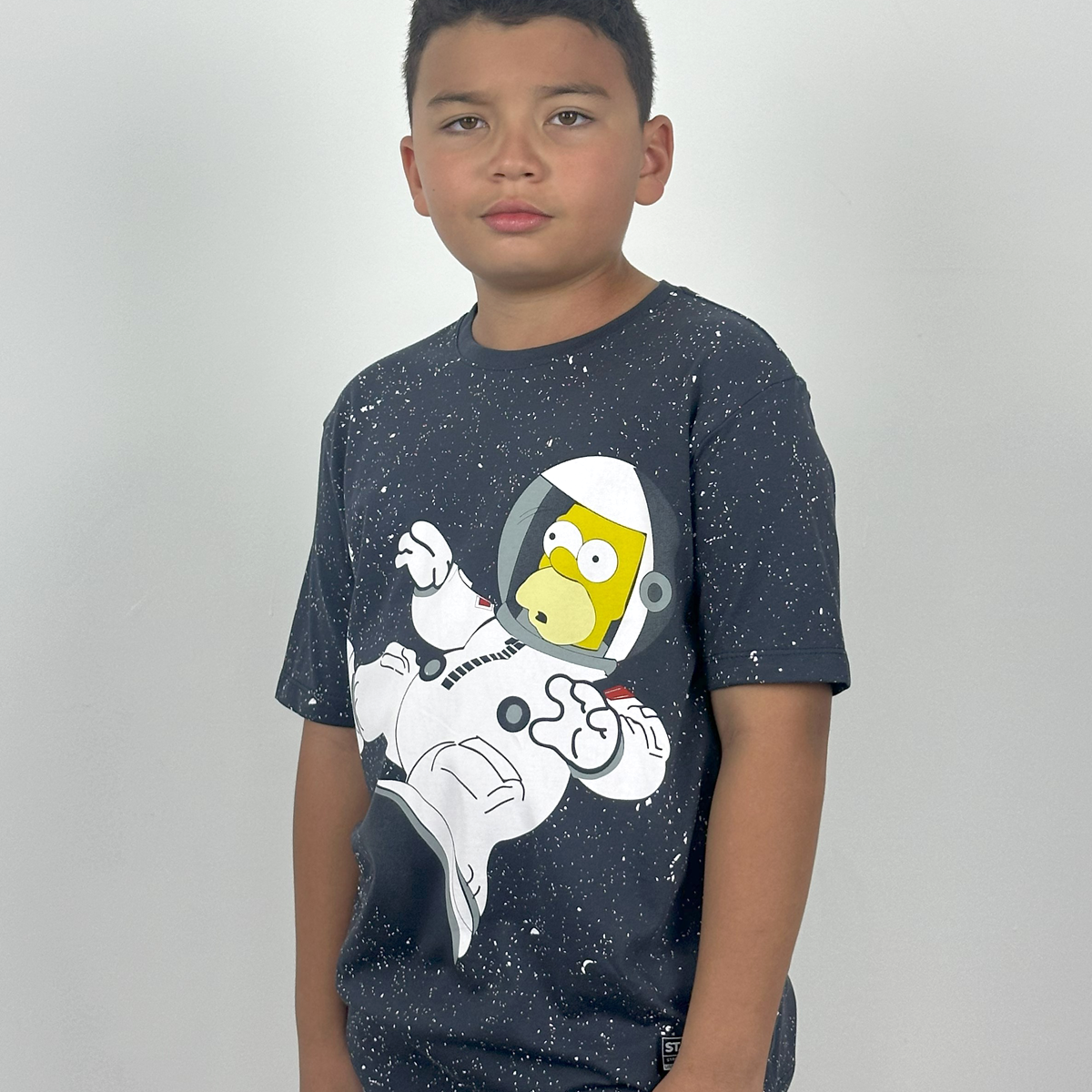 Oversize niño azul homero astronauta – Stark Brand