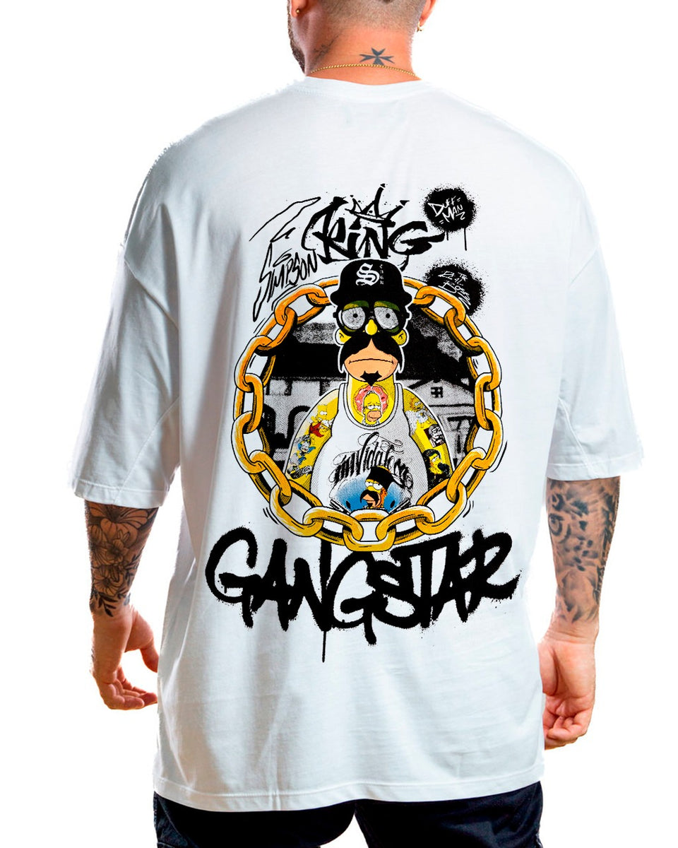 Oversize blanco king gangstar – Stark Brand