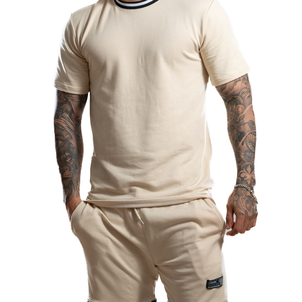 Conjunto beige rib – Stark Brand