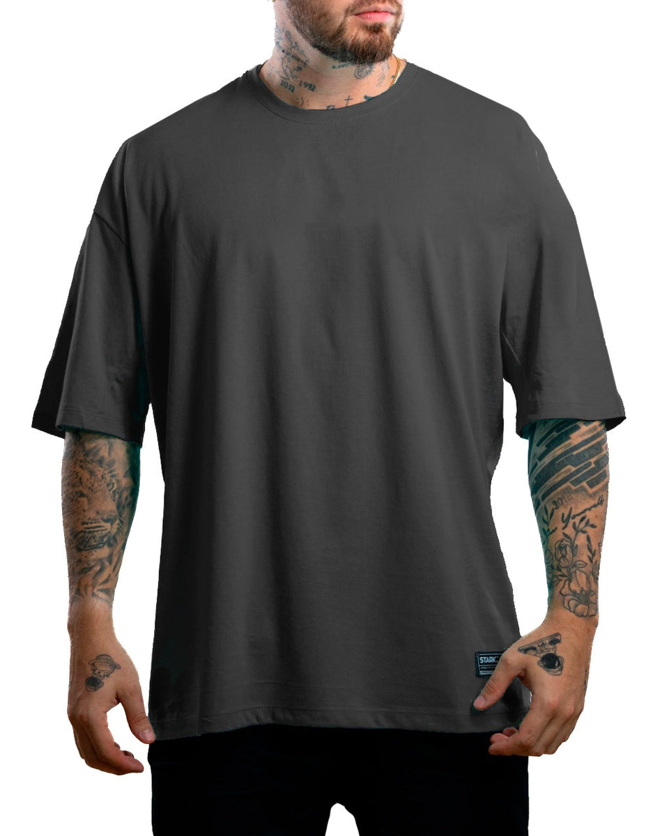Oversize basica gris oscuro – Stark Brand